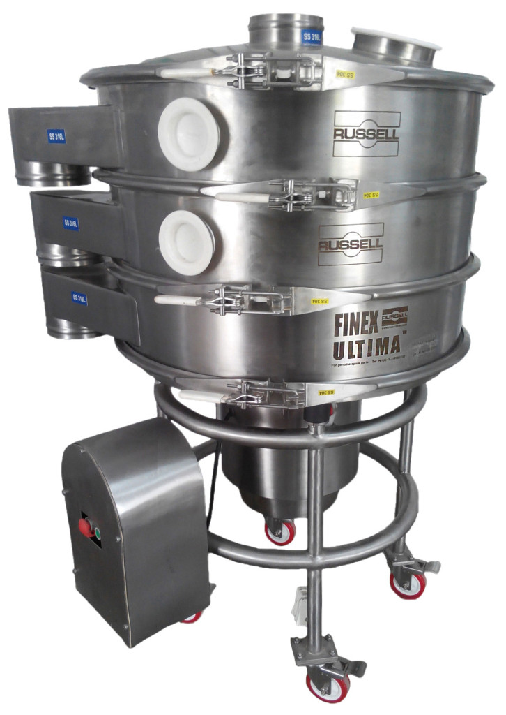 Vibrating Screen for Solder Powder | Russell Finex